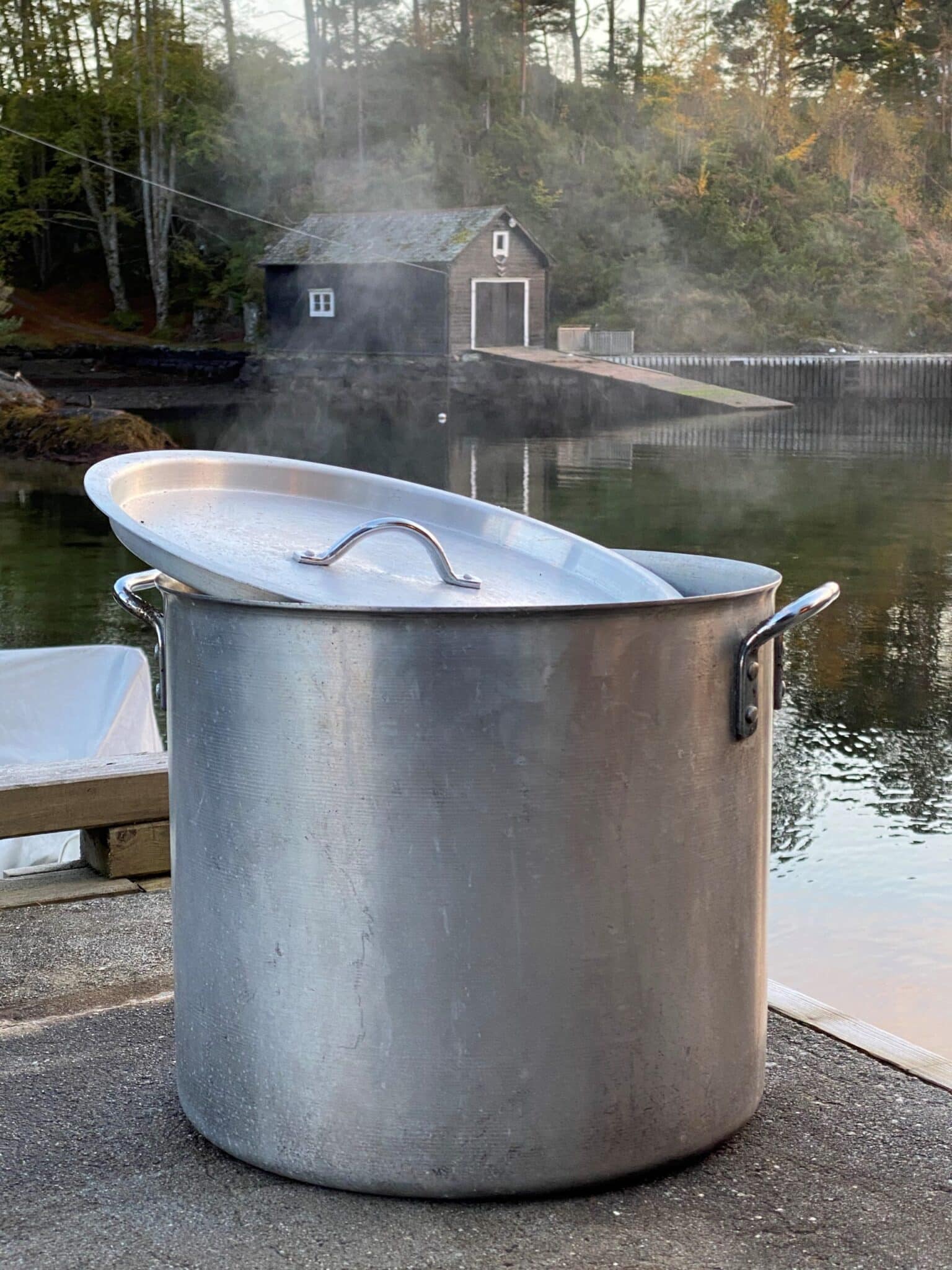 Krabbekoker m/stativ og gryte - Hanbo AS